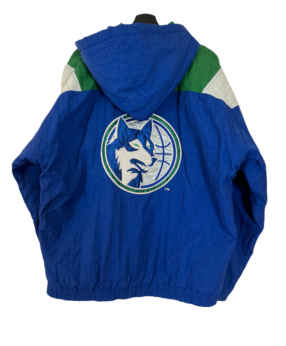 Starter Minnesota Timberwolves Half Zip puffer jacket – Unique Pieces ...
